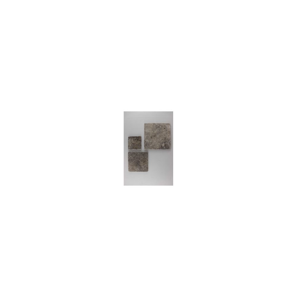 Silver travertin 15x15 | travertin natuursteen | Veinstone B.V.